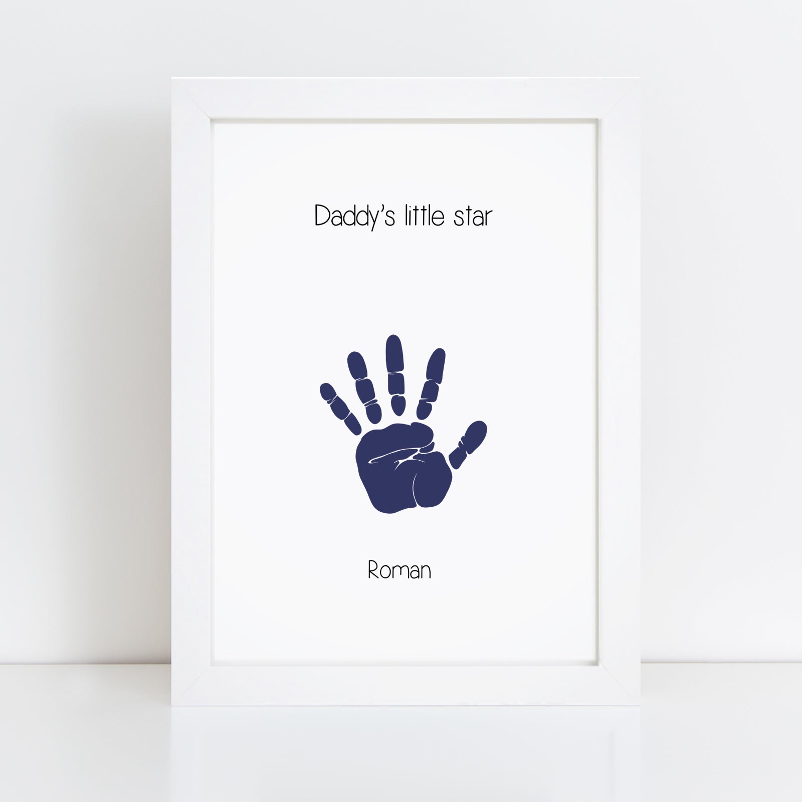 Personalised Child Hand Print – Violet Grace